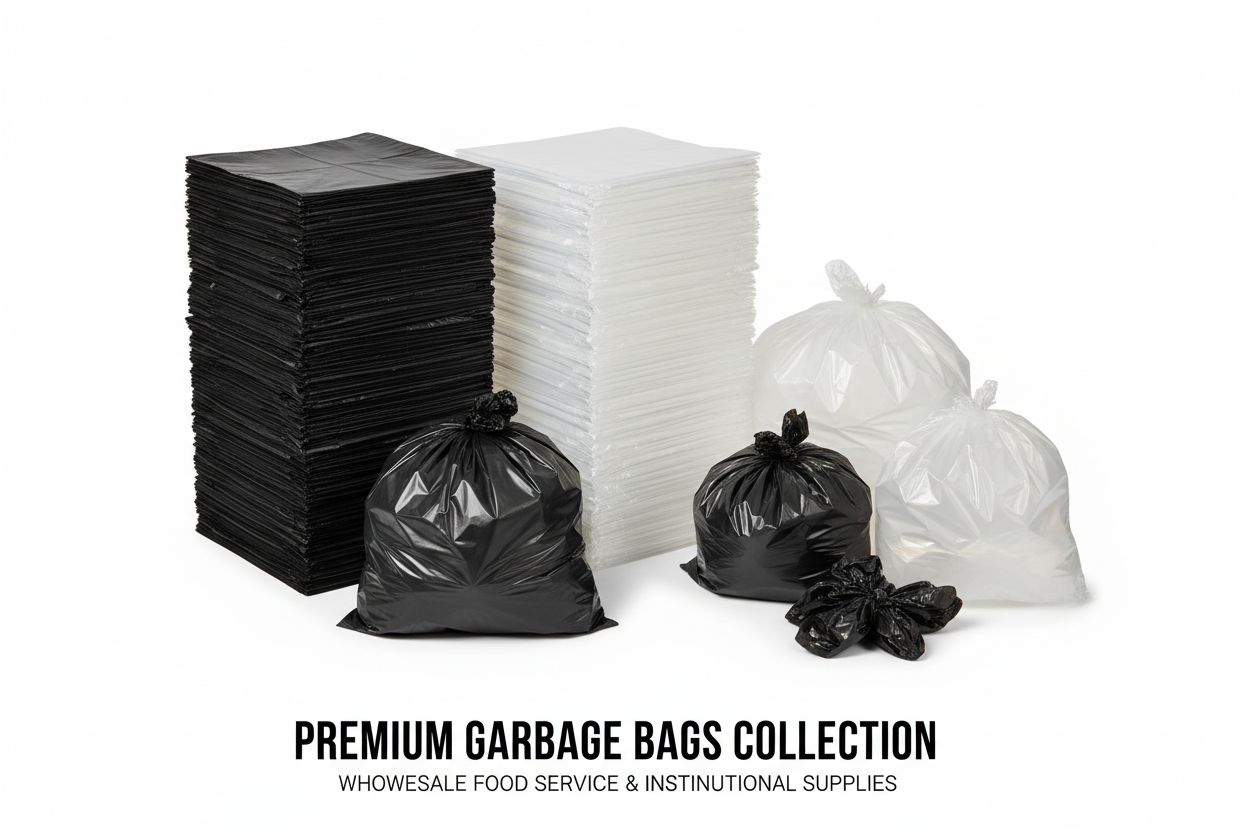 Garbage Bags - Heavy-Duty Bulk Wholesale Trash Bags | OLC Essential ...