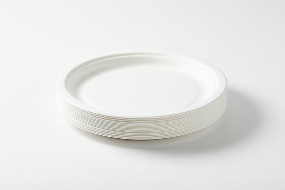 10 Inch Bagasse Dinner Plates | Compostable Eco-Friendly Case of 500 ...
