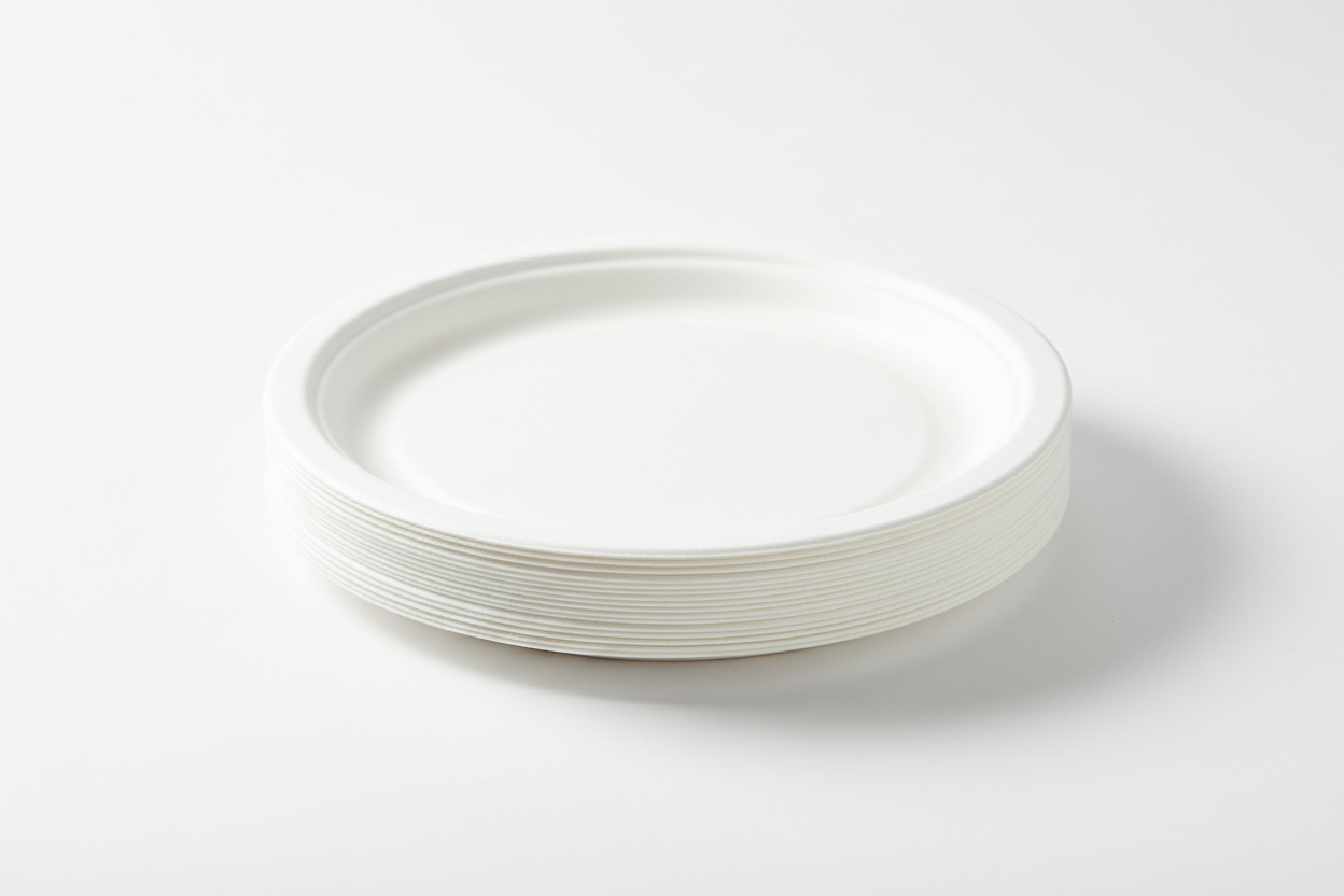 10 Inch Bagasse Dinner Plates | Compostable Eco-Friendly Case of 500 ...